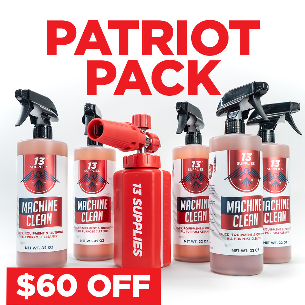 Patriot Pack - Foam Cannon & Machine Clean Bundle